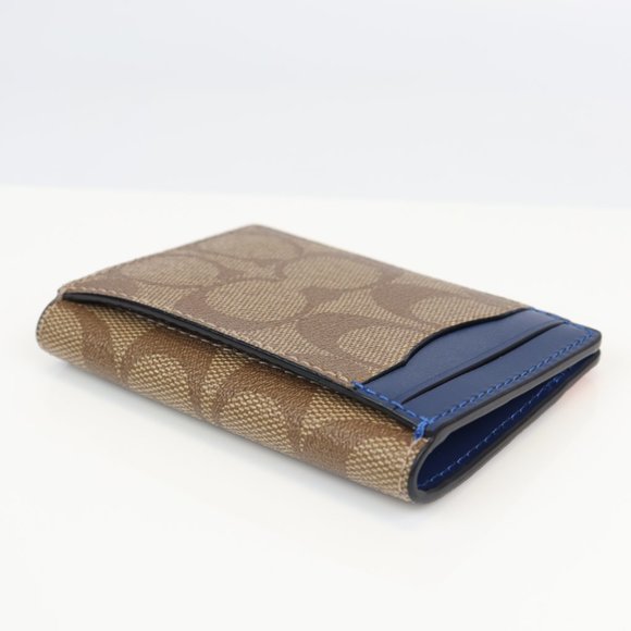 Coach | Bags | Magnetic Card Case In Colorblock Signature Canvas | Poshmark